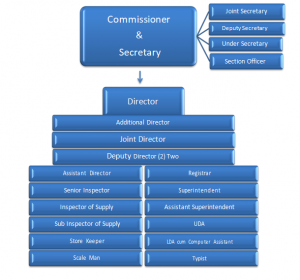 ORGANISATIONAL STRUCTURE. – Department of Food and Civil Supplies